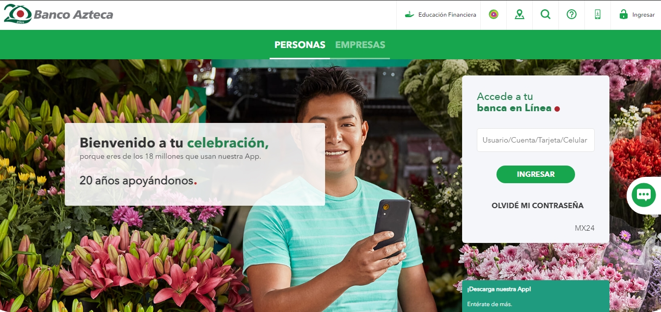 Como ver la CLABE interbancaria del Banco Azteca desde la app y en línea
